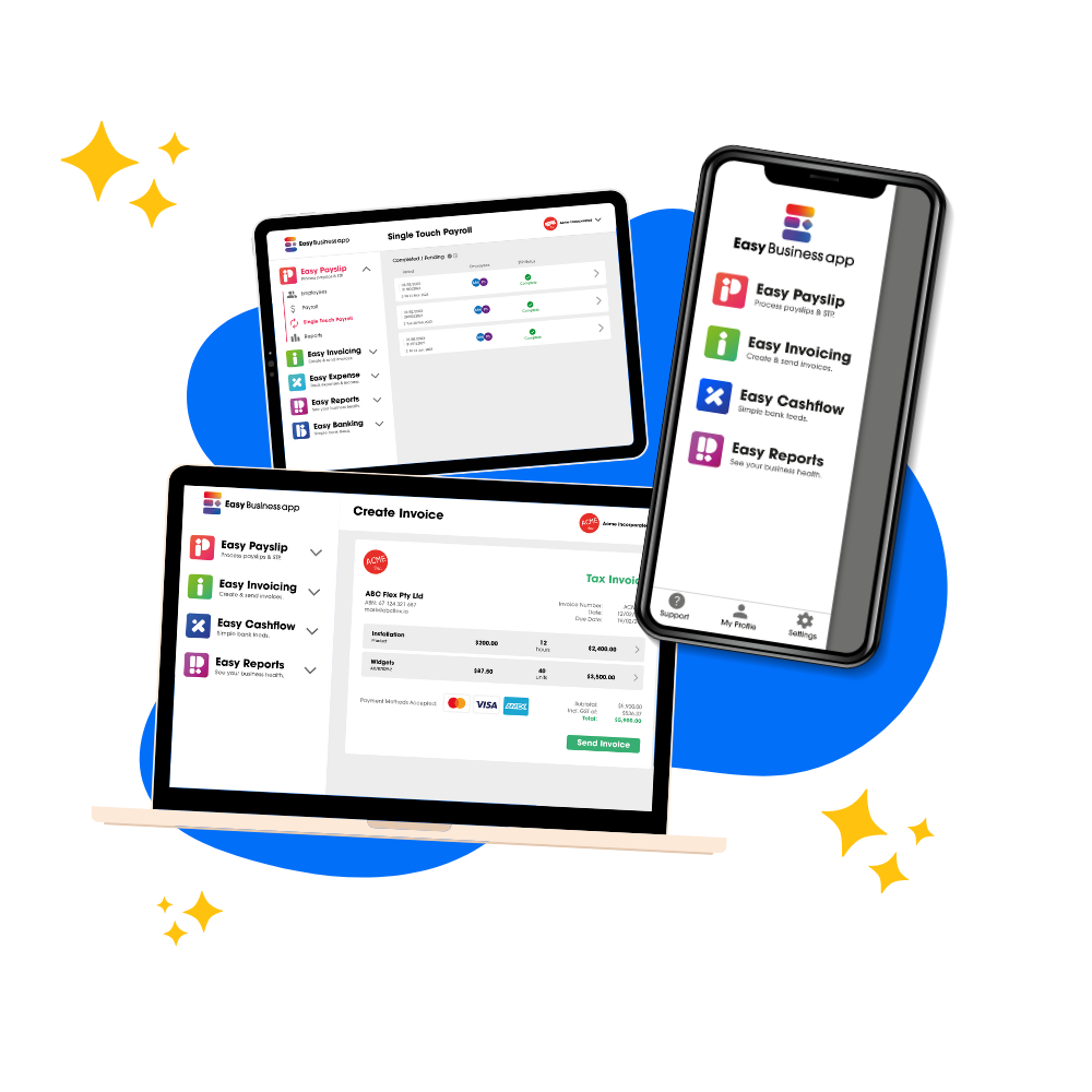 The Easiest Small Business Accounting Package | Easy Business App
