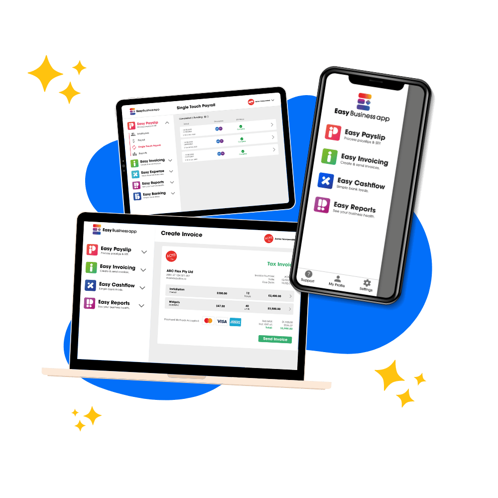 The Easiest Small Business Accounting Package | Easy Business App
