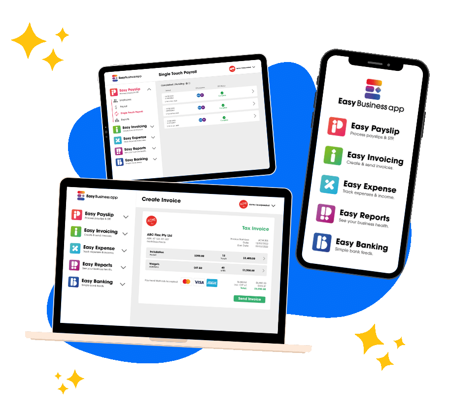 The Easiest Small Business Accounting Package | Easy Business App