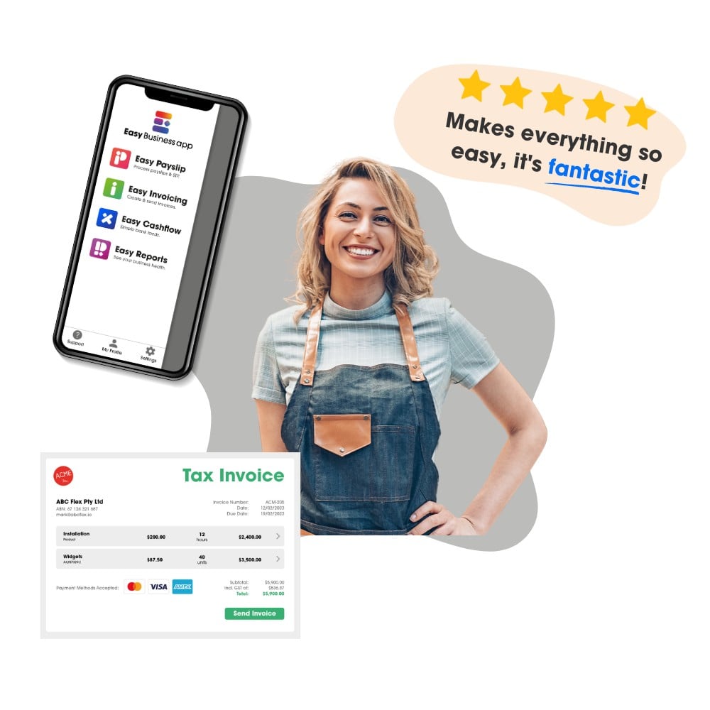 The Easiest Small Business Accounting Package | Easy Business App