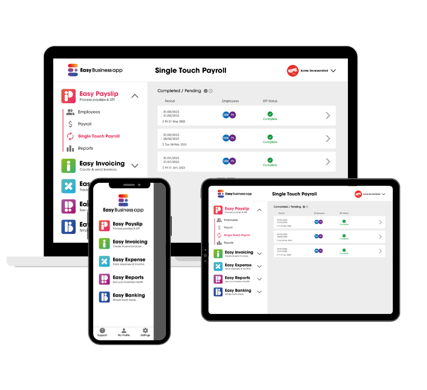 The Easiest Small Business Accounting Package | Easy Business App